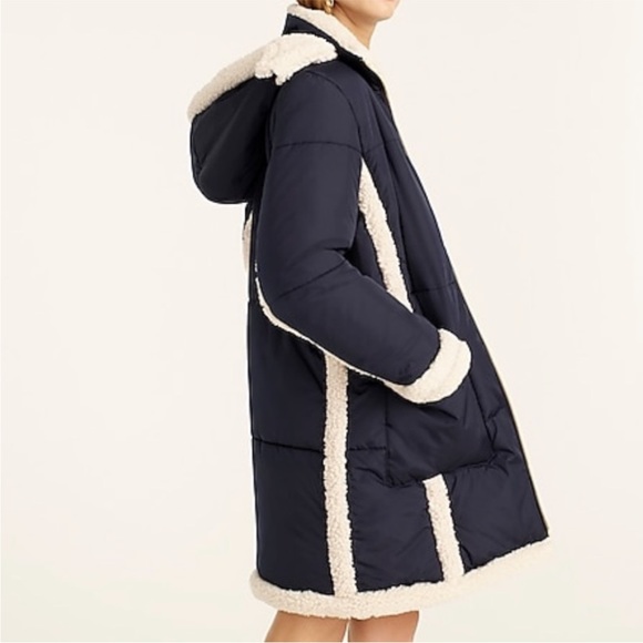 J. Crew | Jackets & Coats | Jcrew Shearling Coat | Poshmark
